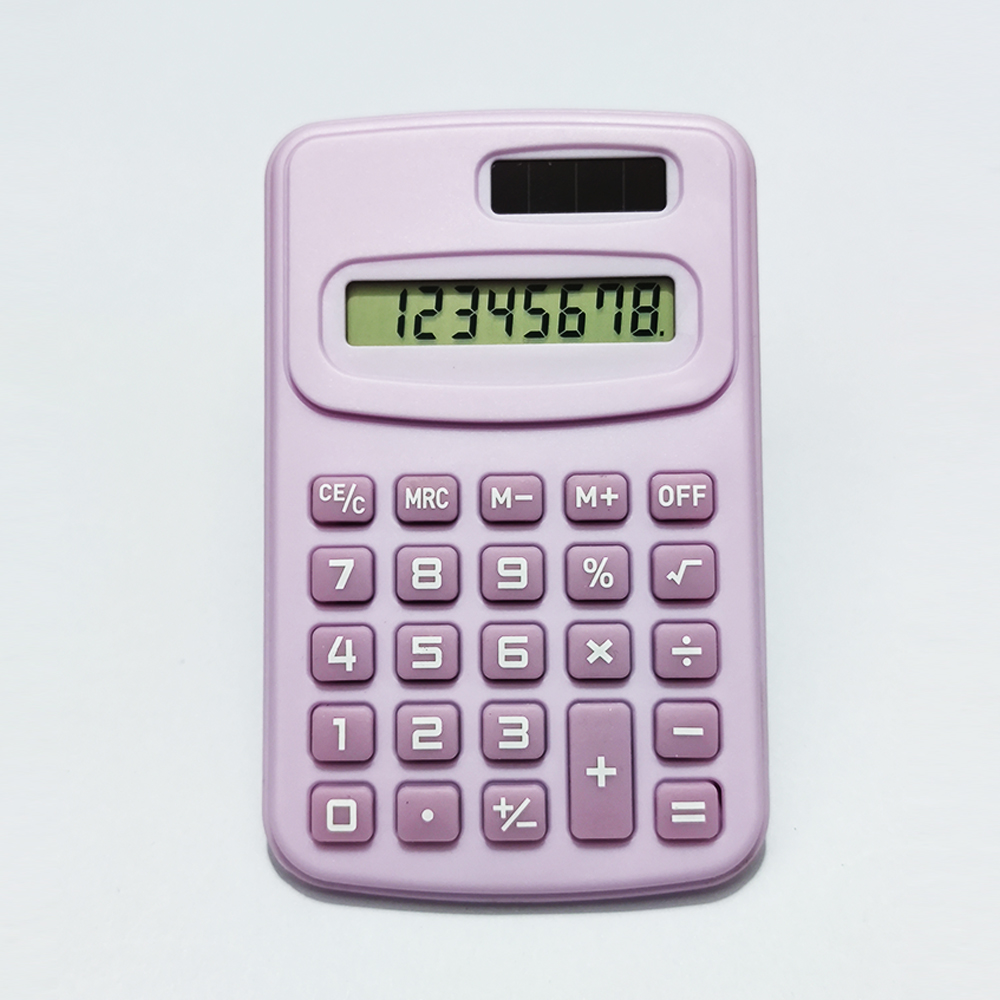 MiniCalc Cute Cartoon Calculator – 8-Digit Colorful Office & School ...