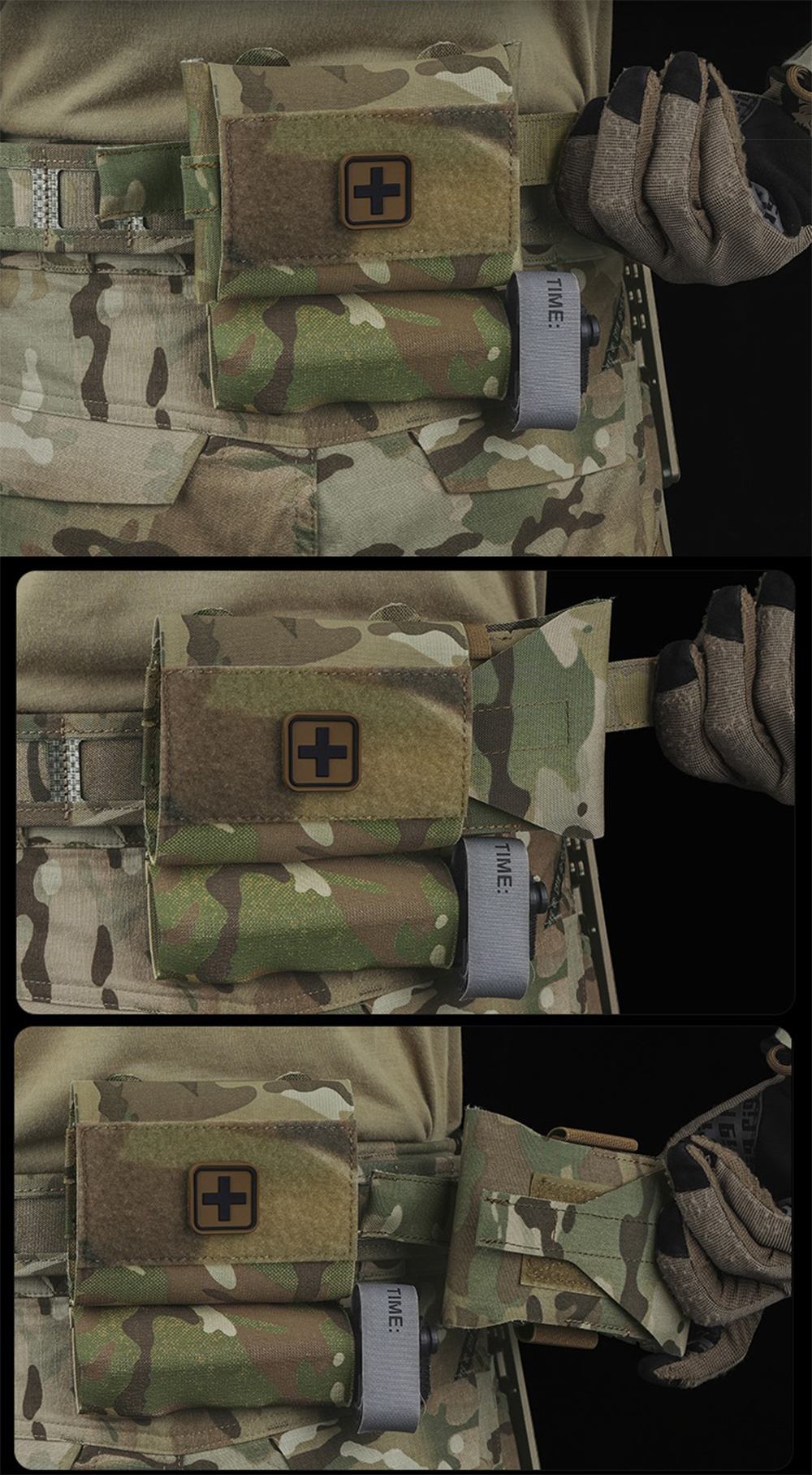 SINAIRSOFT New Micro Trauma Kit Pouch And Tourniquet Hammock IFAK EDC MOLLE Waist Belt Bag ...