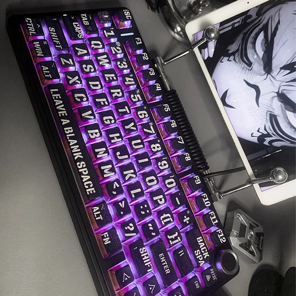 -LWMY- KEY CERBERUS Dark Language Lies Pudding Keycap 120keys ...