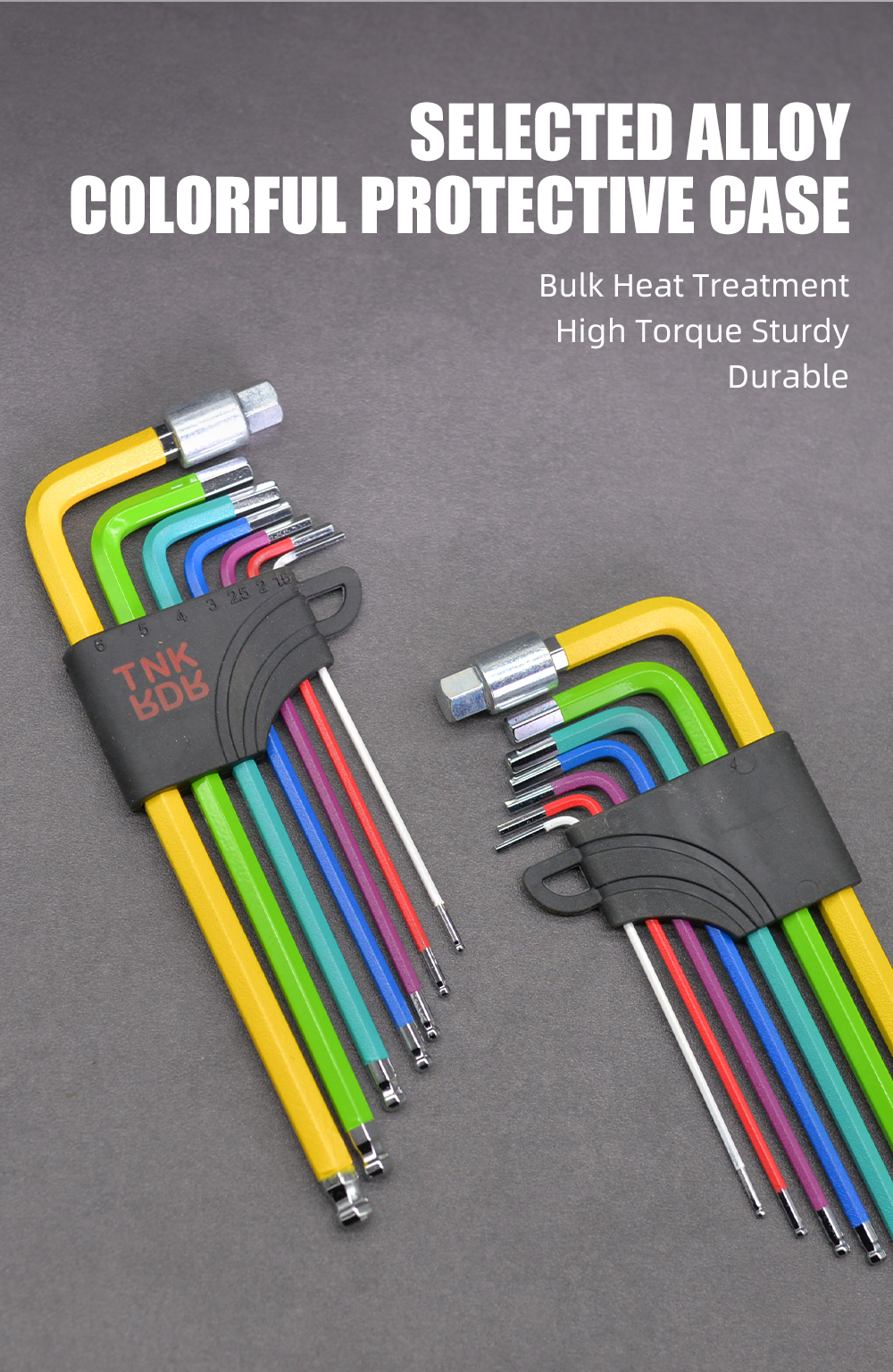 ThinkRider Color Bike Repair Tools L-wrench Set 9pcs Set Hexagon ...