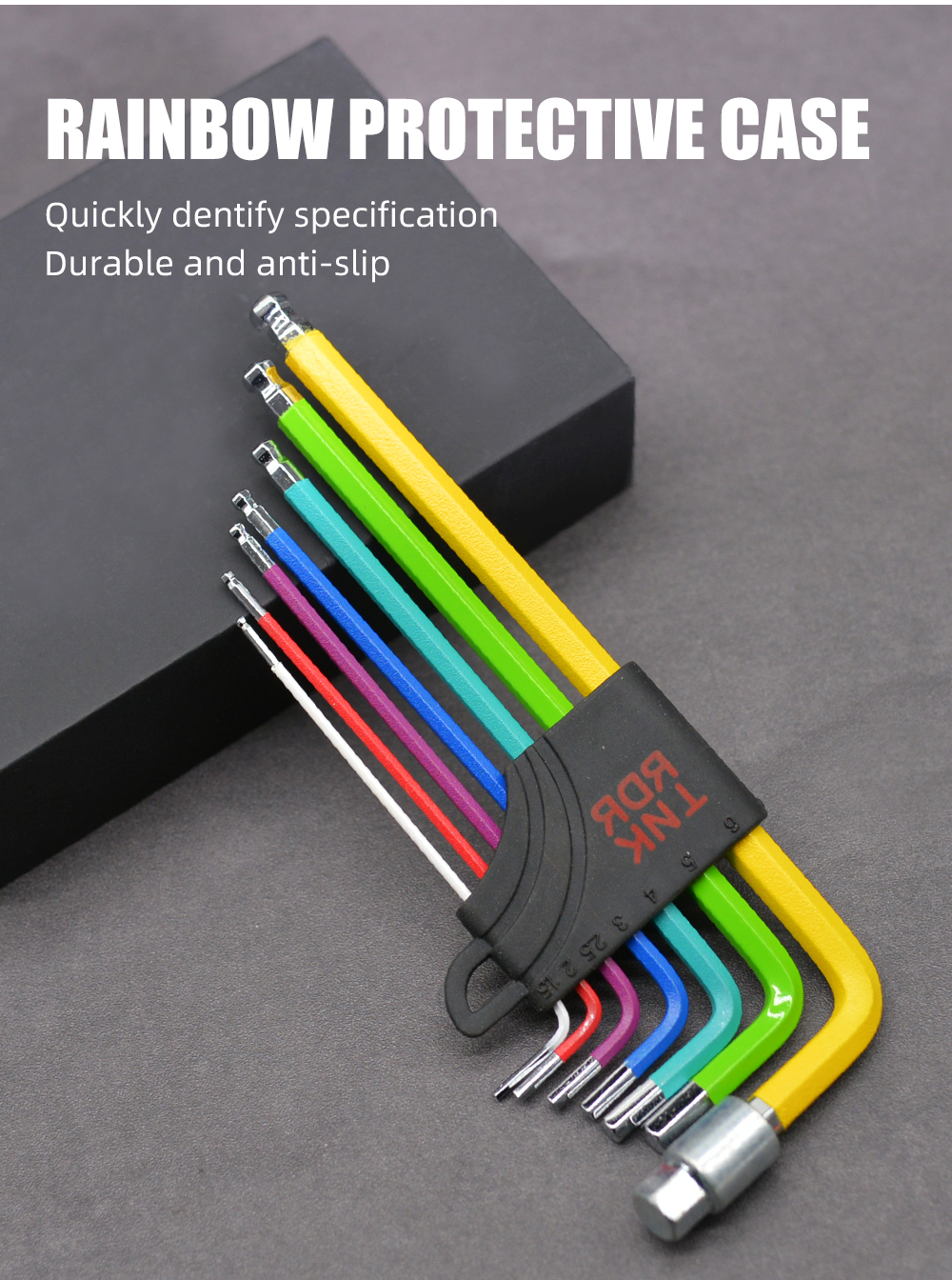 ThinkRider Color Bike Repair Tools L-wrench Set 9pcs Set Hexagon ...