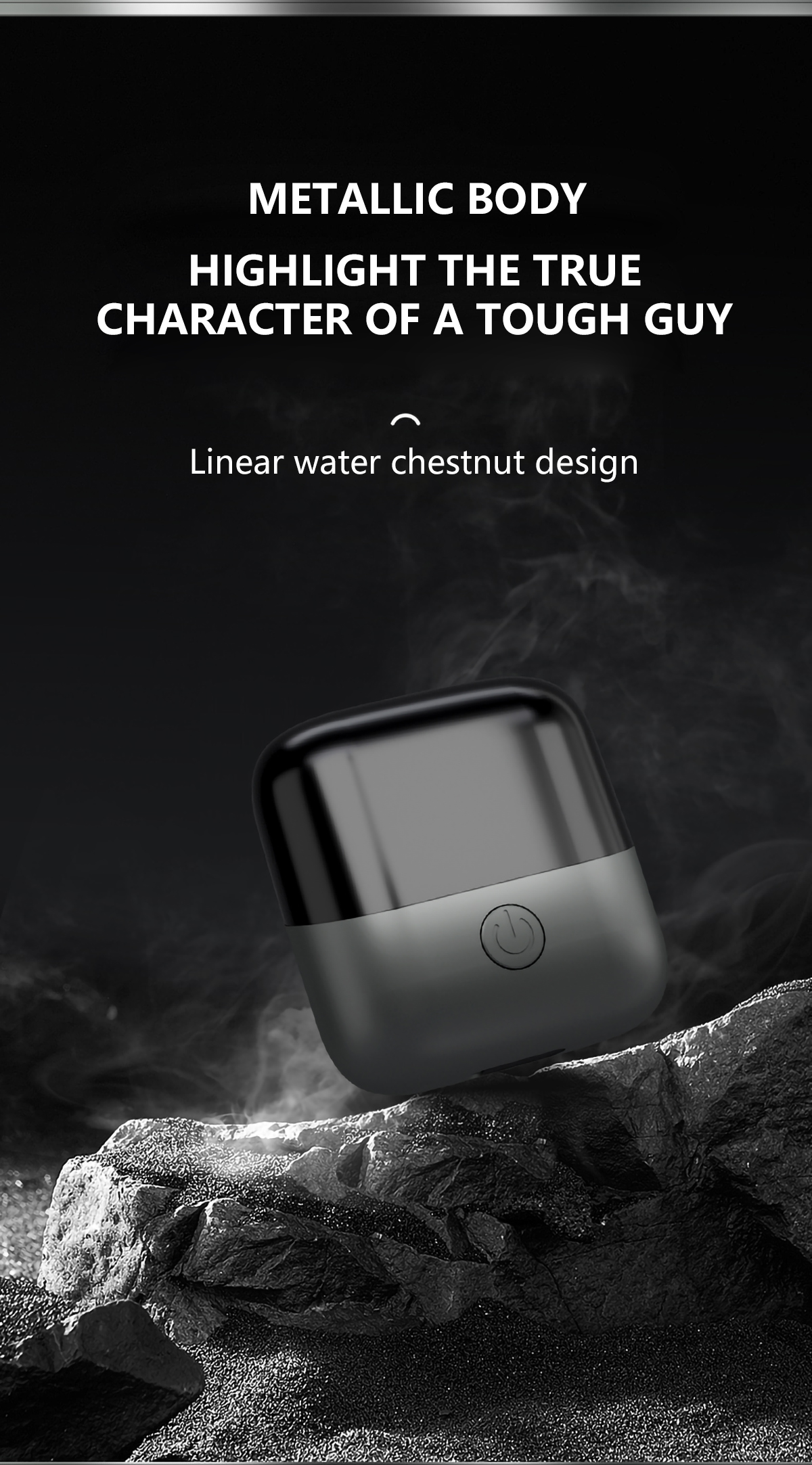 WPOI Mini Electric Shaver 2 Floating Head Portable Shaver Machine ...