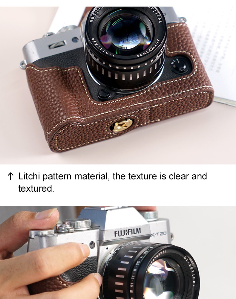 PU Leather Case for Fuji XT10 XT20 XT30II XT30 II Body Mirrorless ...
