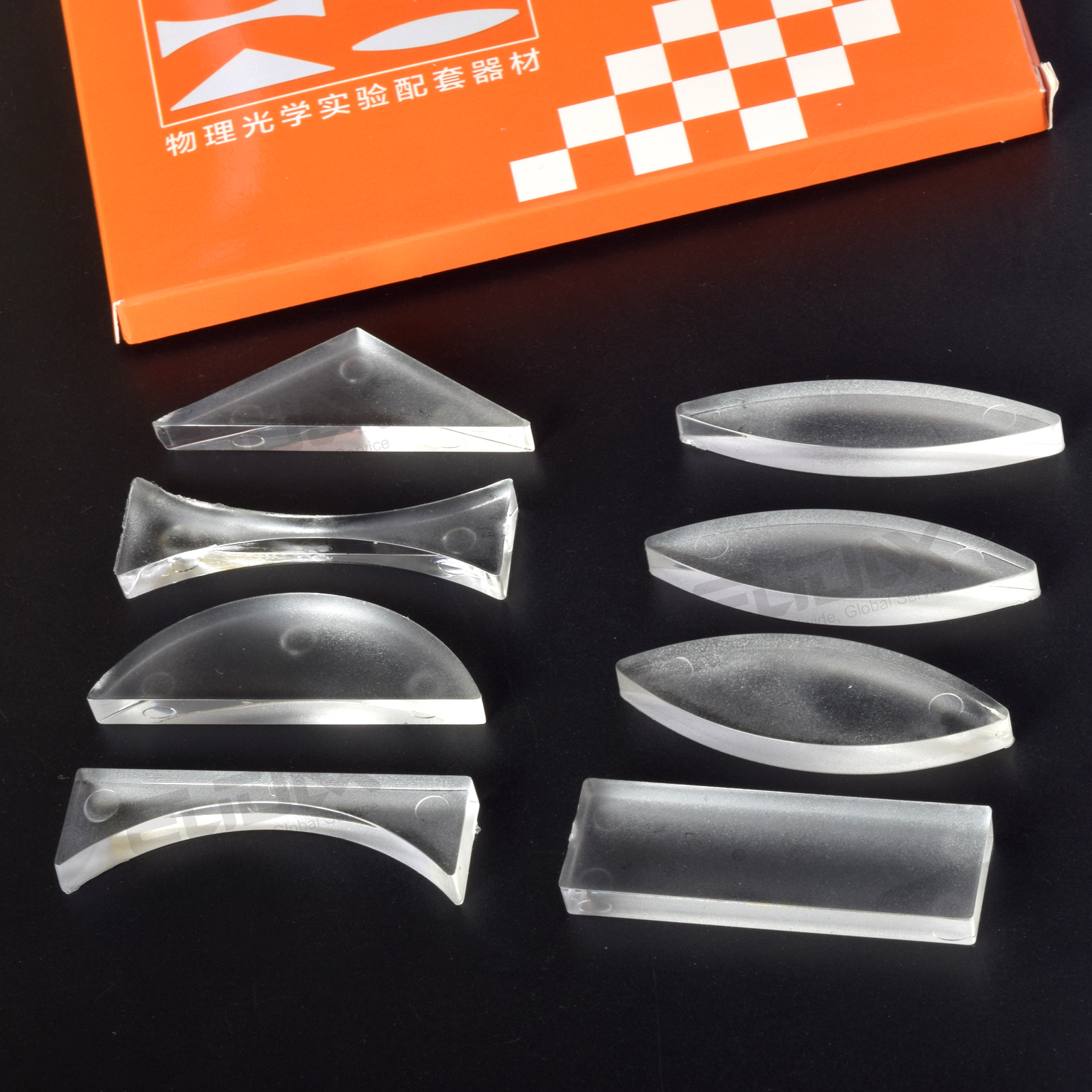 Physic Optical Lens Test Kit Concave And Convex Lens Prism ...