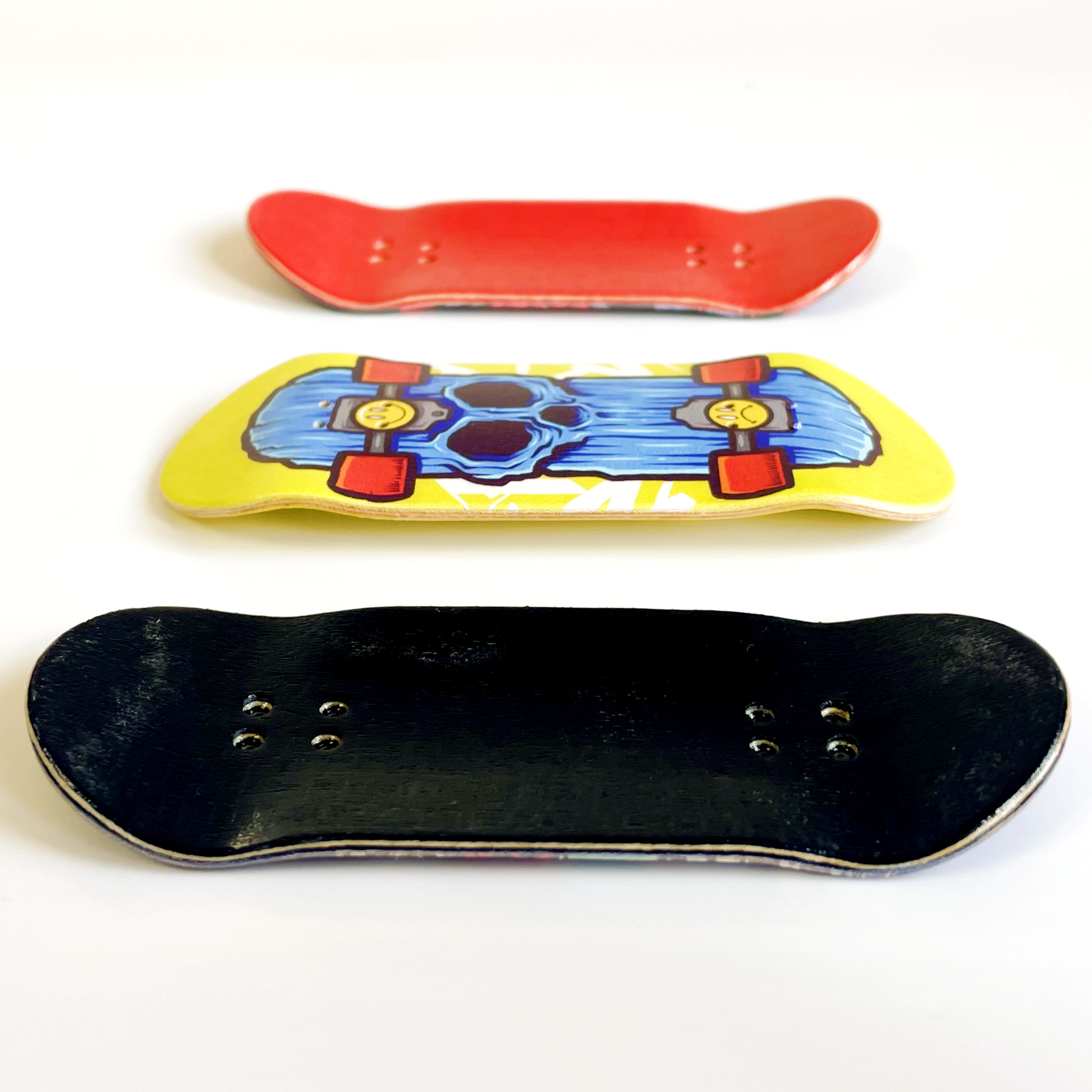 36mm Professional Fingerboard Set with Handmade Wooden Deck A2 Trucks ...