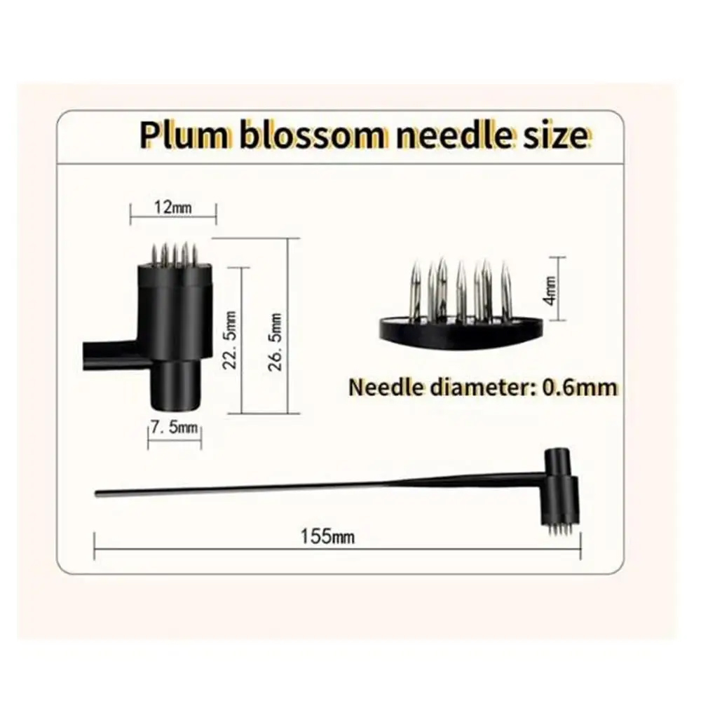 Single Head Chinese Acupuncture Needle Needle Seven Star Dermal Needle ...