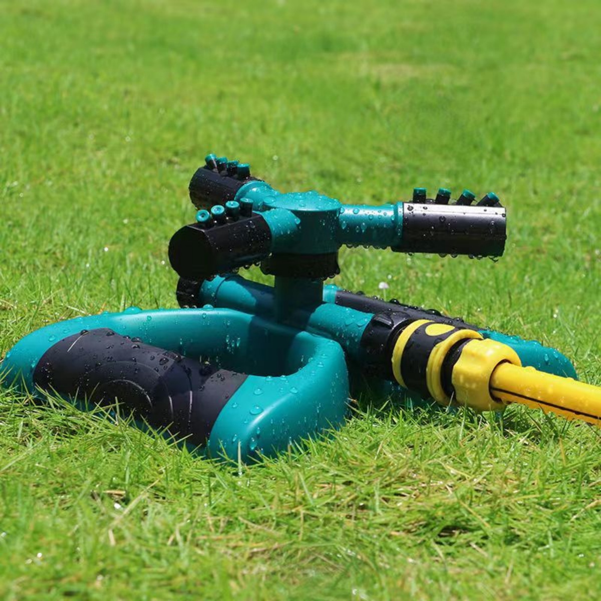 10M~50M Auto sprinkler system Lawn Sprinkler Garden hose Auto 360 ...