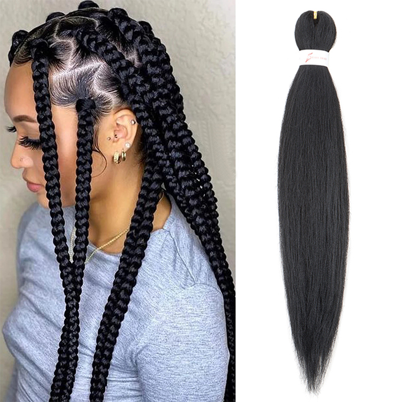 20 Inch Synthetic Simple Giant Braid Pre Stretched Braided Hair ...