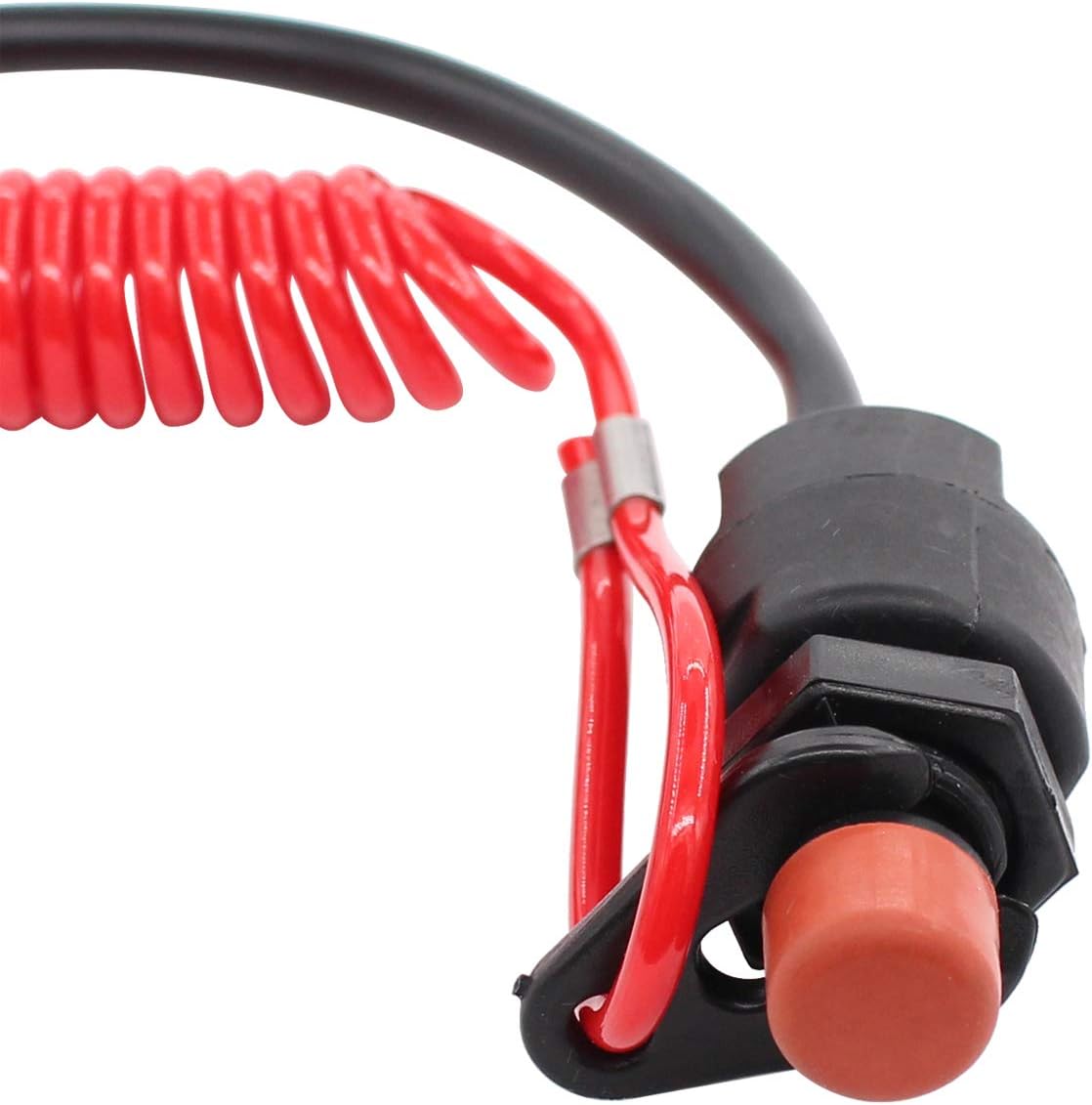 Universal Boat Outboard Engine Motor Kill Urgent Stop Switch with ...