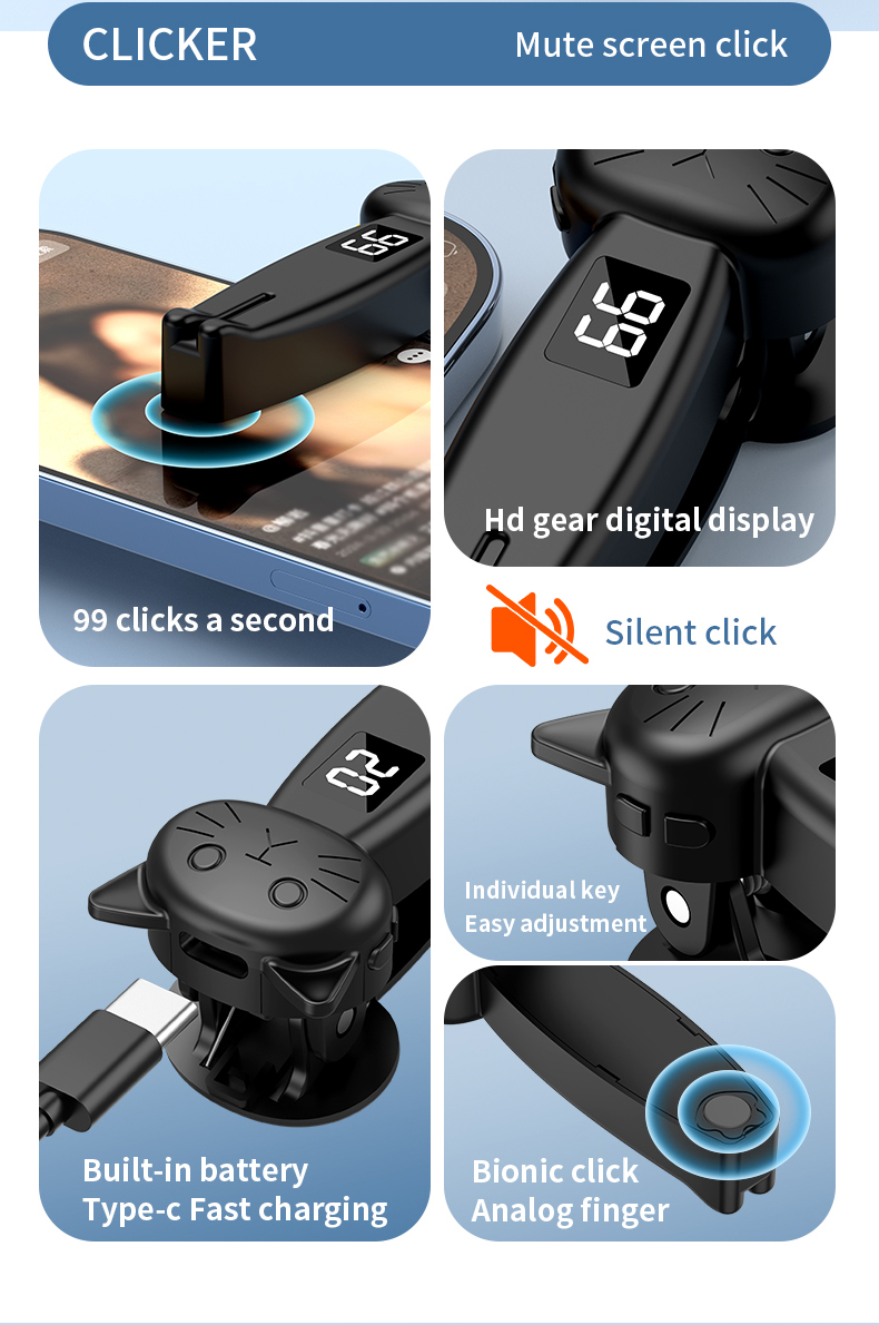 3-in-1 Kindle Flipper Short Video Remote Control Screen Automatic Like ...