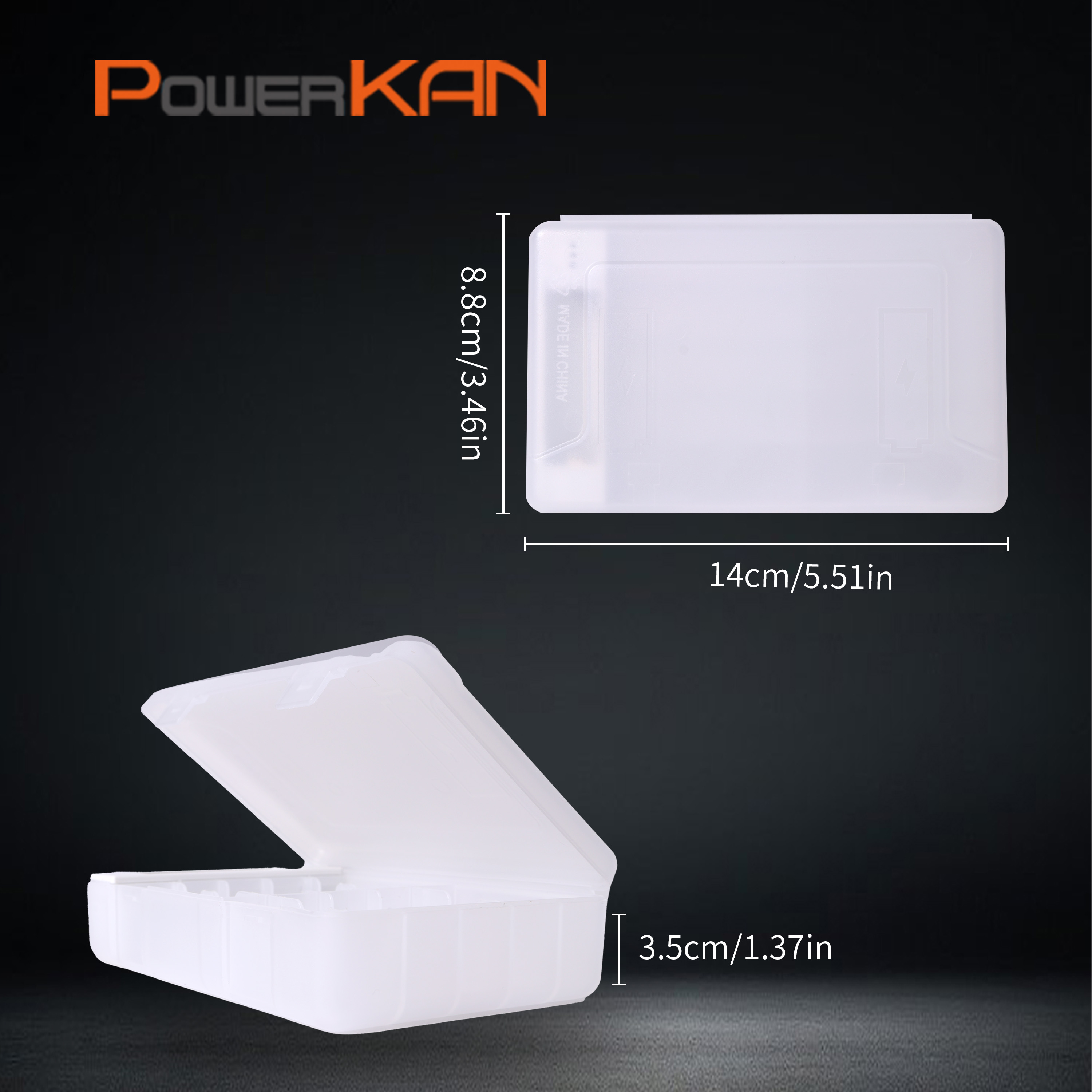 POWERKAN AA AAA Battery Charge Tester LED Display Diagnostic Battery ...