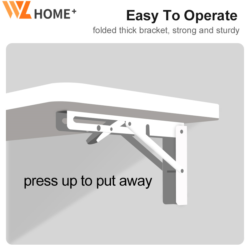 Floating Shelf Foldable Table With Bracket Wall Mounted Table ...