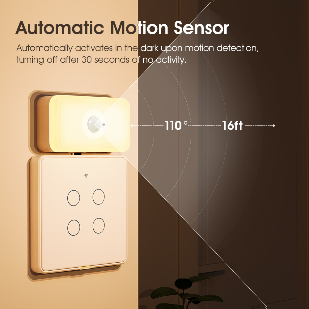 SMATRUL LED PIR Tuya WiFi Human Body Motion Sensing Warm White Dual ... SMATRUL LED PIR Tuya WiFi Human Body Motion Sensing Warm White Dual ...