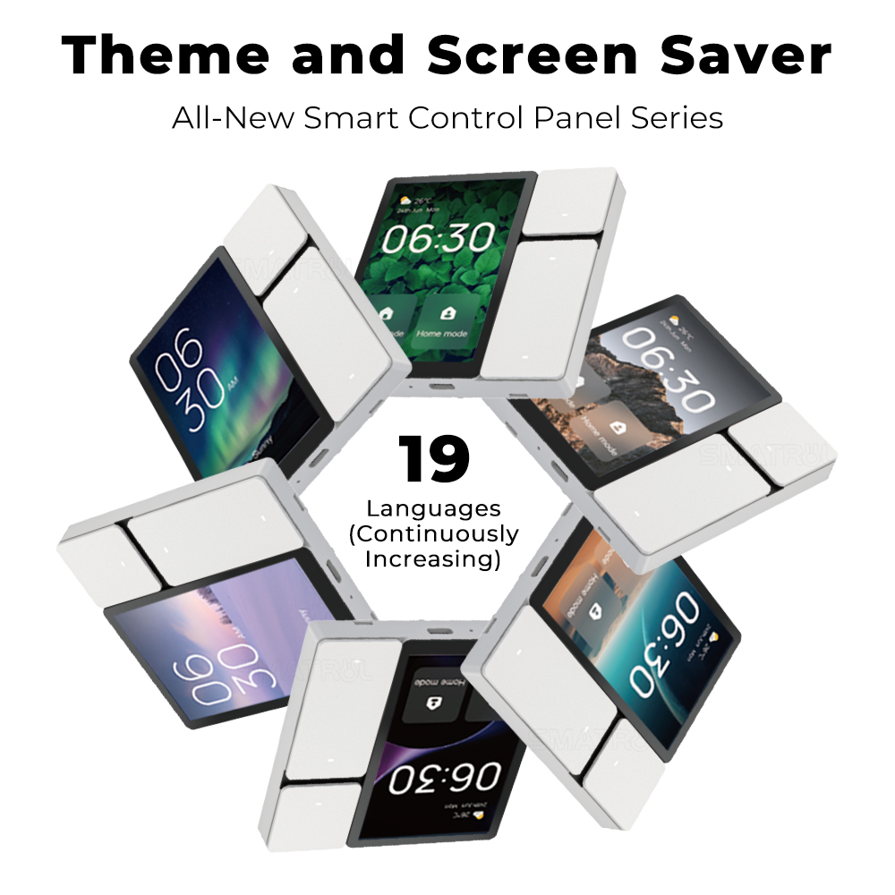 SMATRUL Tuya central control screen 3.5 inch touch European standard ...