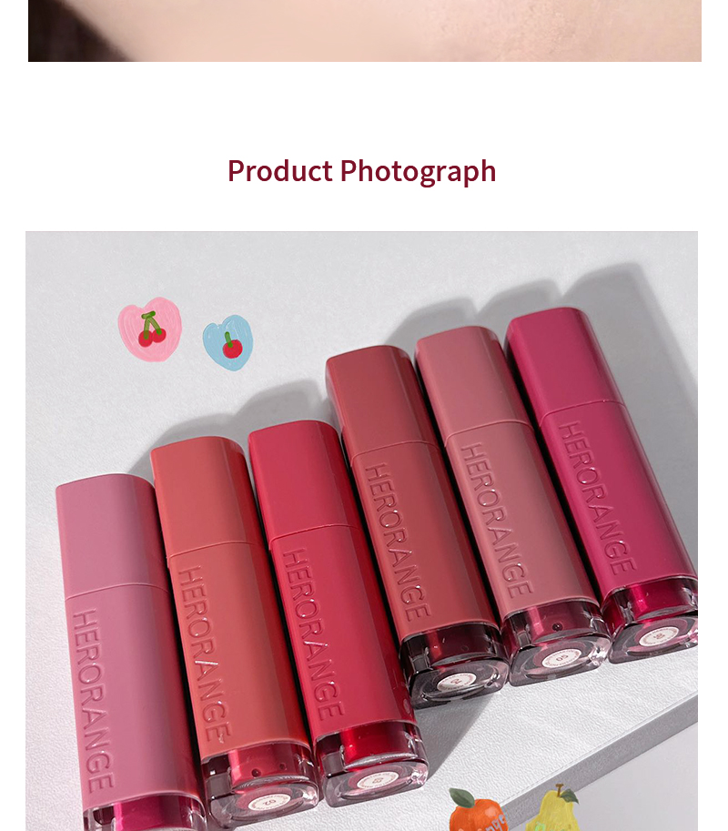 Herorange HERORANGE Mirror Gloss Lip Gloss Mirror Water Gloss Glass Lip ...