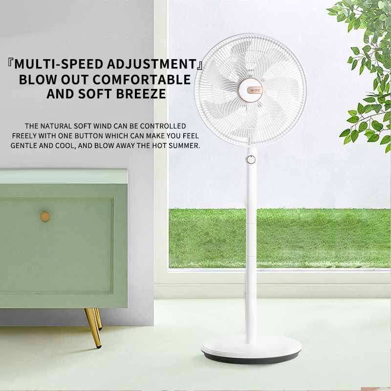 （COD）OKK HOME Stand Fan Ultra Strong Floor Stand Fan 9000W 16 Inch 5 blades 3 Speed Mode stand ...