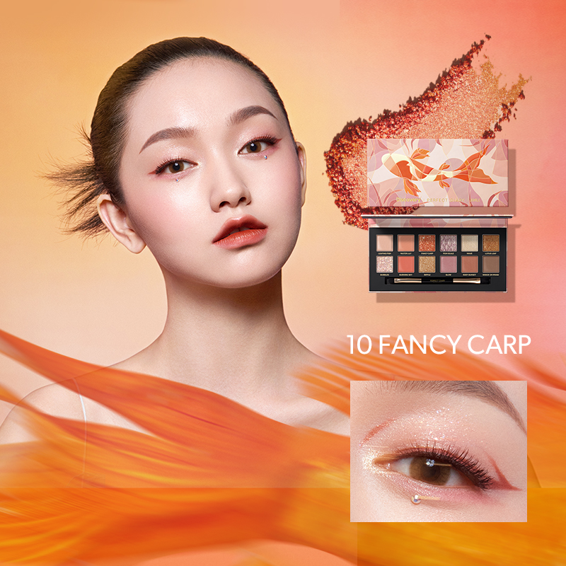 Perfect Diary 12 Colors Eyeshadow Palette Highlighter Highly Pigmented ...