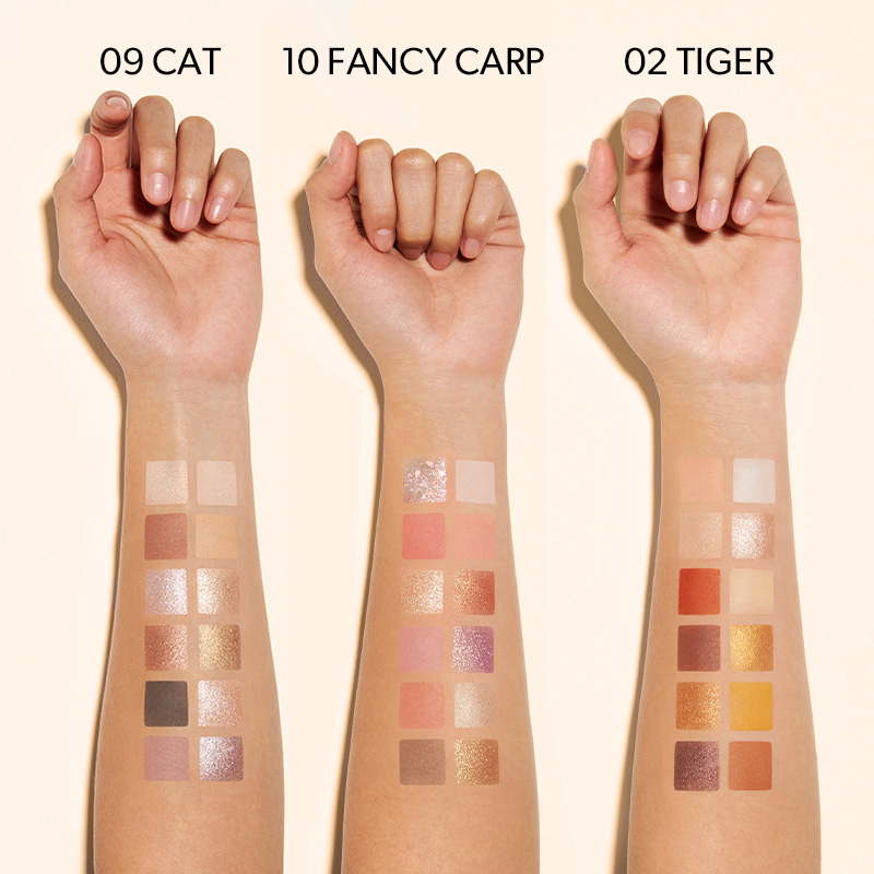 Perfect Diary 12 Colors Eyeshadow Palette Highlighter Highly Pigmented ...