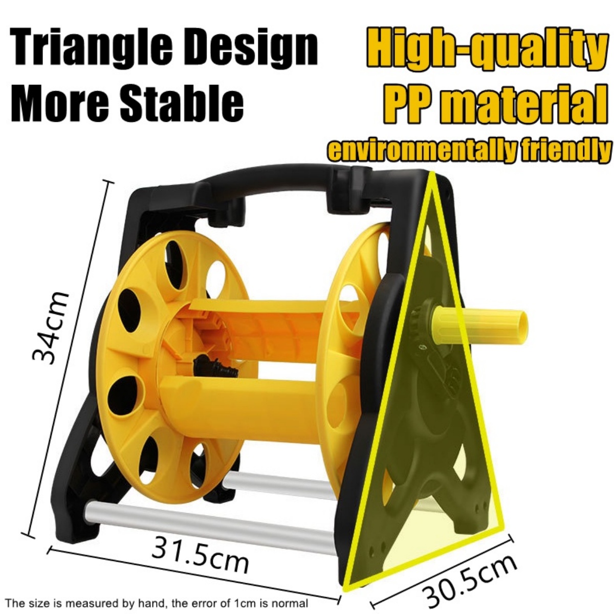 Garden hose reel 1/2inch pipe reel Heavy Duty Garden Water Hose Reel ...