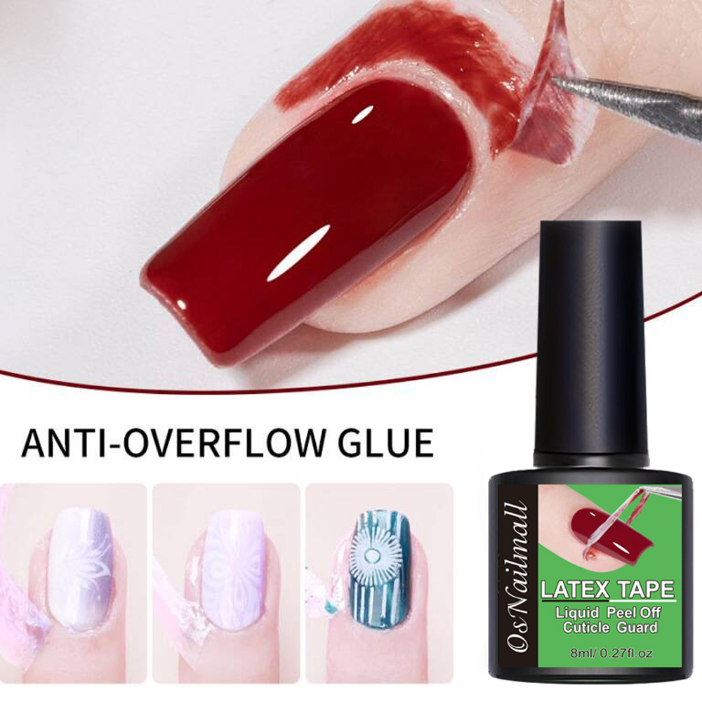 Liquid Latex For Nails, Fast Drying Latex Tape Peel Off Cuticle Guard ...