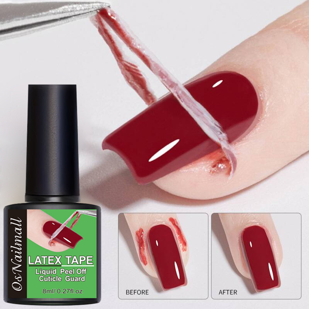 Liquid Latex For Nails, Fast Drying Latex Tape Peel Off Cuticle Guard ...