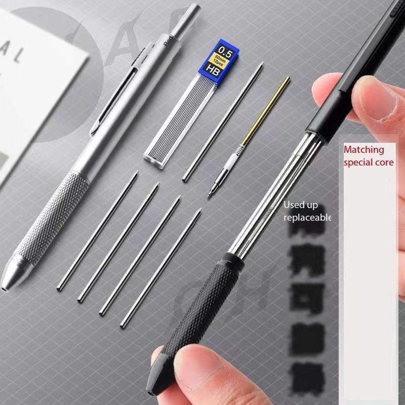 CUSTOM ENGRAVE Metal Multicolor Pen 4 In 1 Gravity Sensor Ballpoint Pen ...