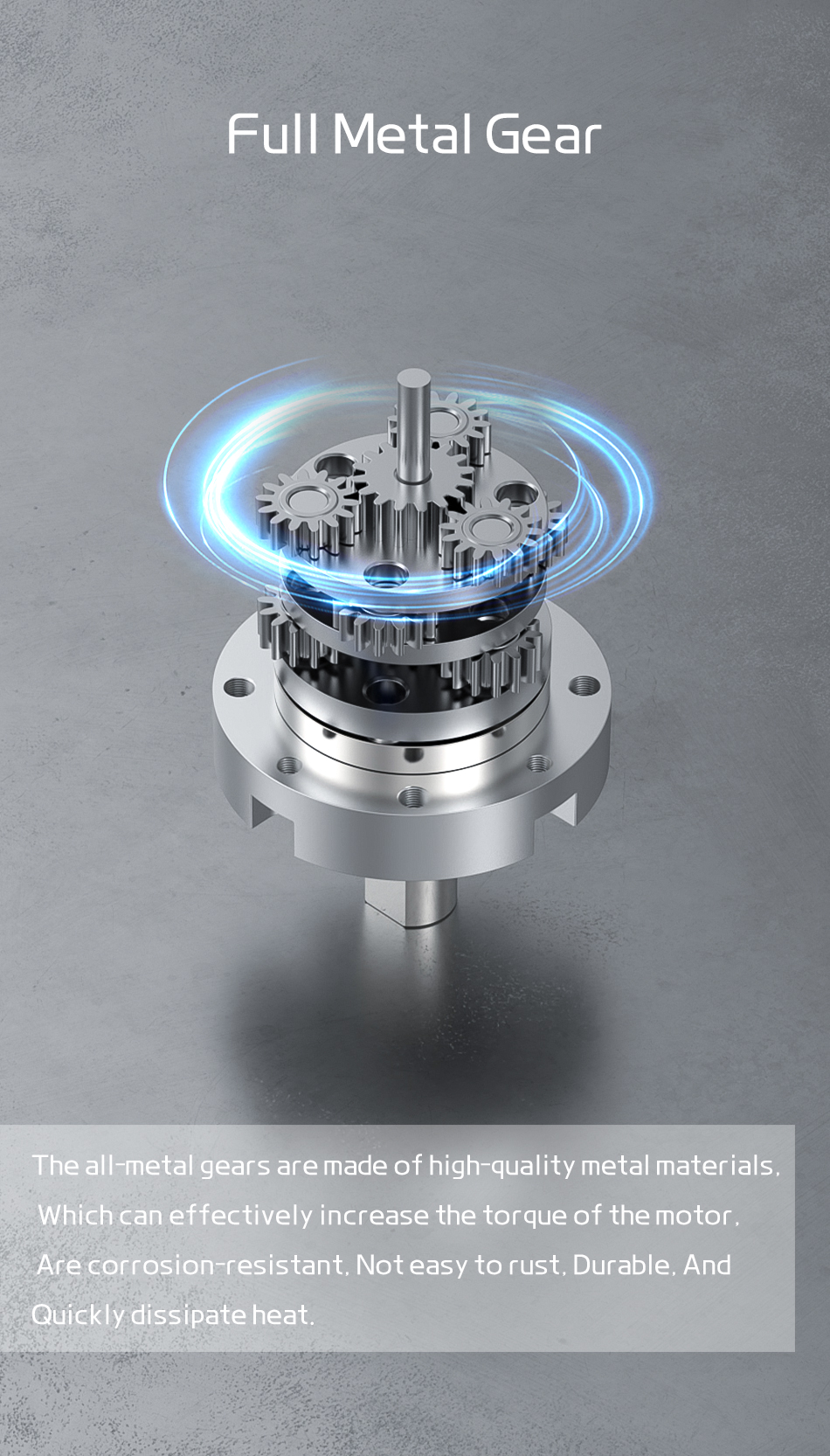 42GP-775 DC Gear Motor Single Metal Planetary Gear 12V~24V Forward And ...