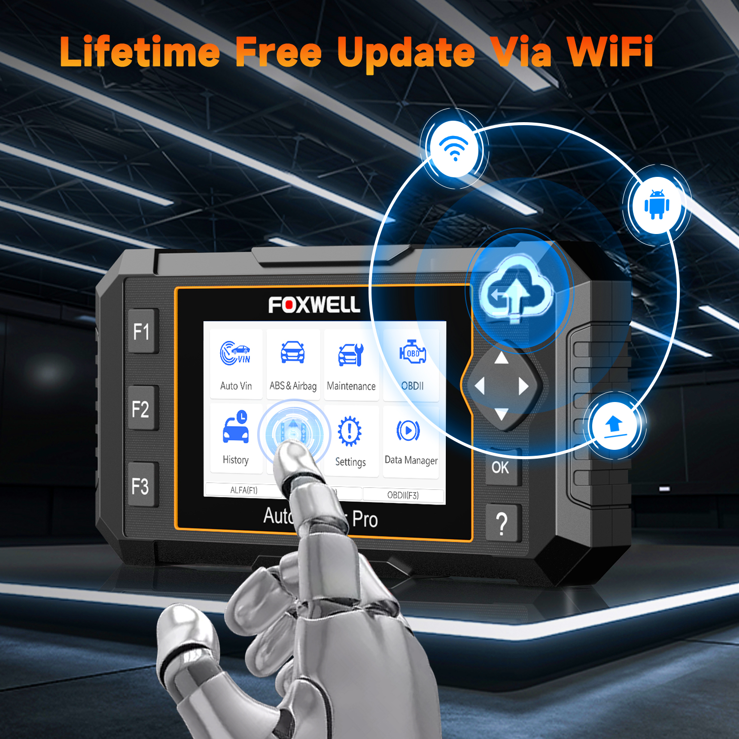 【Ship From Malaysia】Foxwell NT650 Pro OBD2 Car Scanner SAS ABS 26 ...