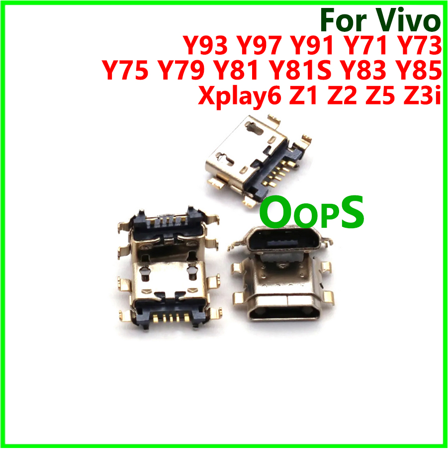 5pcs-50pcs USB Charging Charger Port Pin For Vivo Y93 Y97 Y91 Y71 Y73 Y75 Y79 Y81 Y81S Y83 Y85 ...