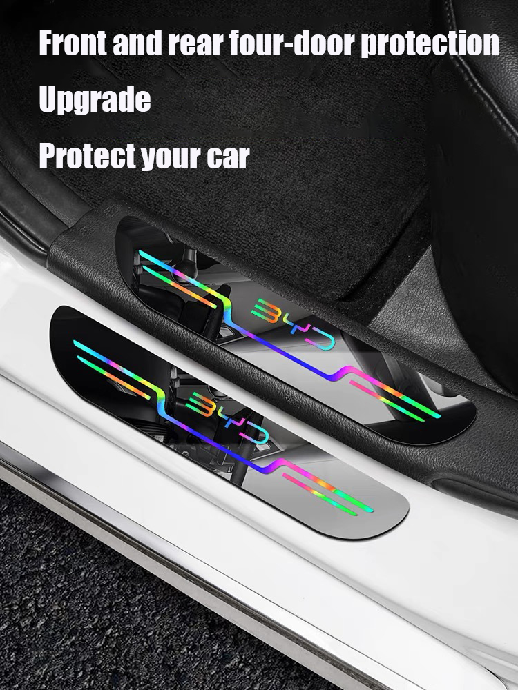 ZLWR BYD ATTO3/Seal/Dolphin Car door sill strips, glass door sill ...