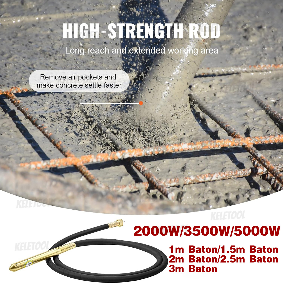 concrete vibrator 3m 5000w electric concrete vibrator concrete vibrator ...