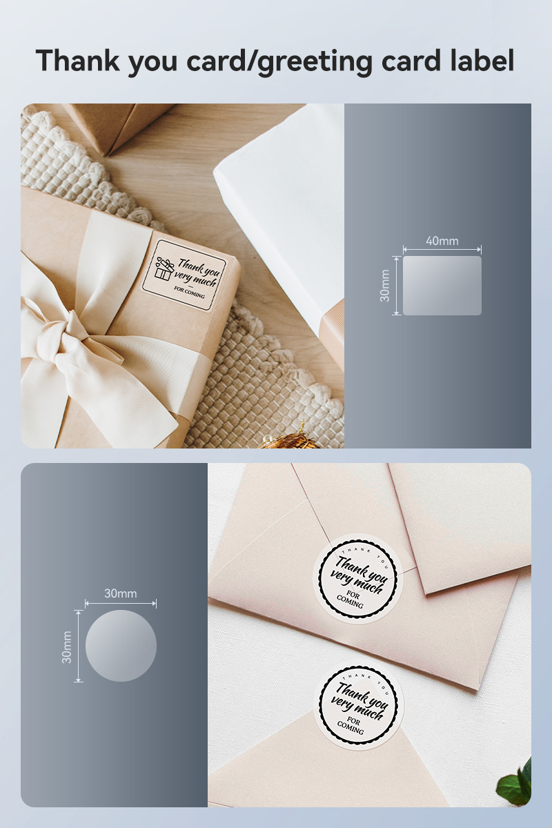 【Transparent】NIIMBOT B1/B21/B21Pro/B31/B3S Transparent Label Printing ...