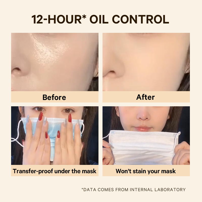 Perfect Diary Face Base Makeup Set Oil Control Matte Loose Powder with ...