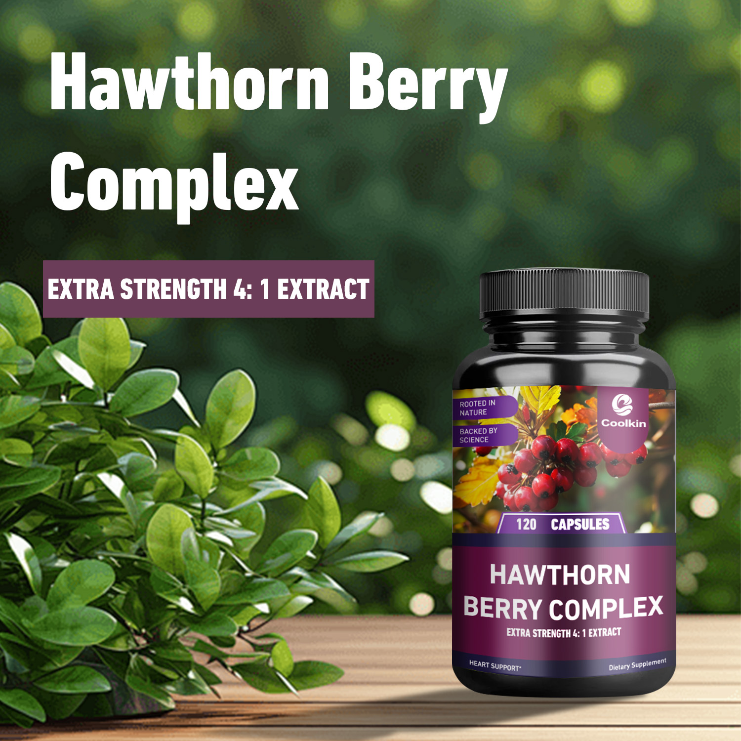 HAWTHORN BERRY COMPLEX - Extra Strength - 4:1 Extract - Hawthorn ...