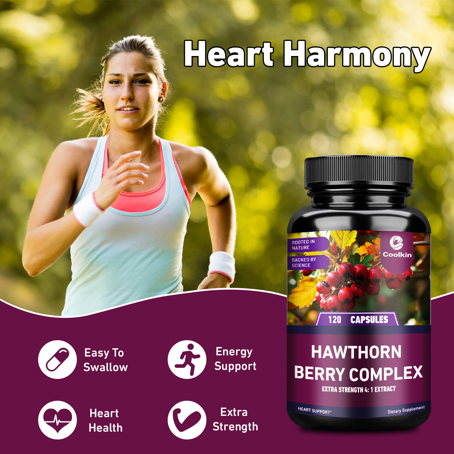 HAWTHORN BERRY COMPLEX - Extra Strength - 4:1 Extract - Hawthorn ...