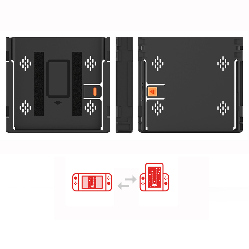 Portrait Mode Flip Grip Handheld Accessory for Nintendo Switch Vertical ...