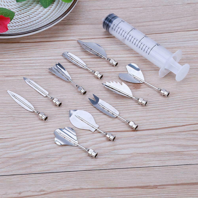 JELLY ART TOOLS 3D Cake Syringe Decor Tools Gracilaria Gelatin Jelly ...