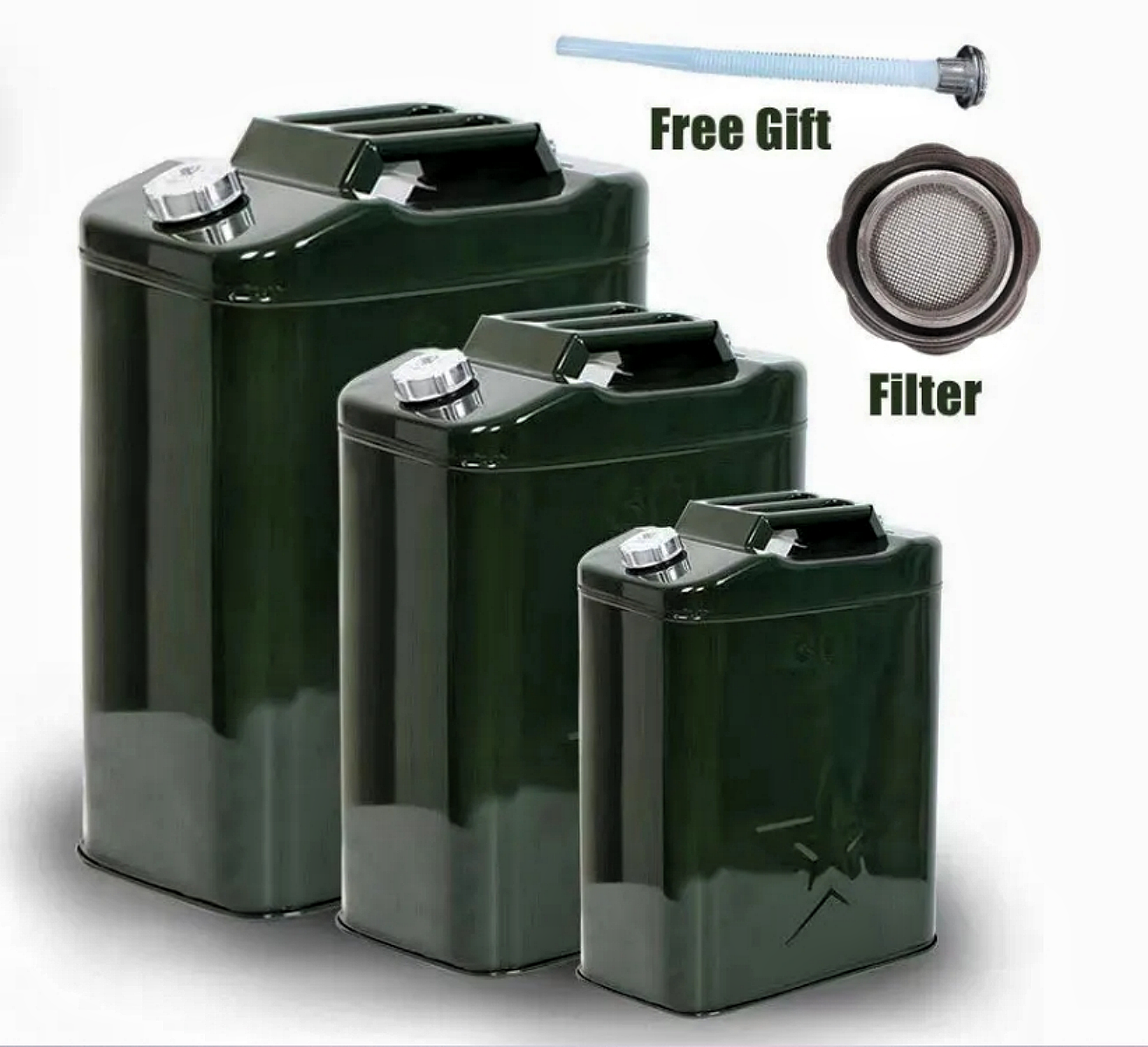 5L 10L 20L 25L 30L tong minyak petrol Jerry can oil drum gasoline drum Spare Fuel Tank oil tank ...