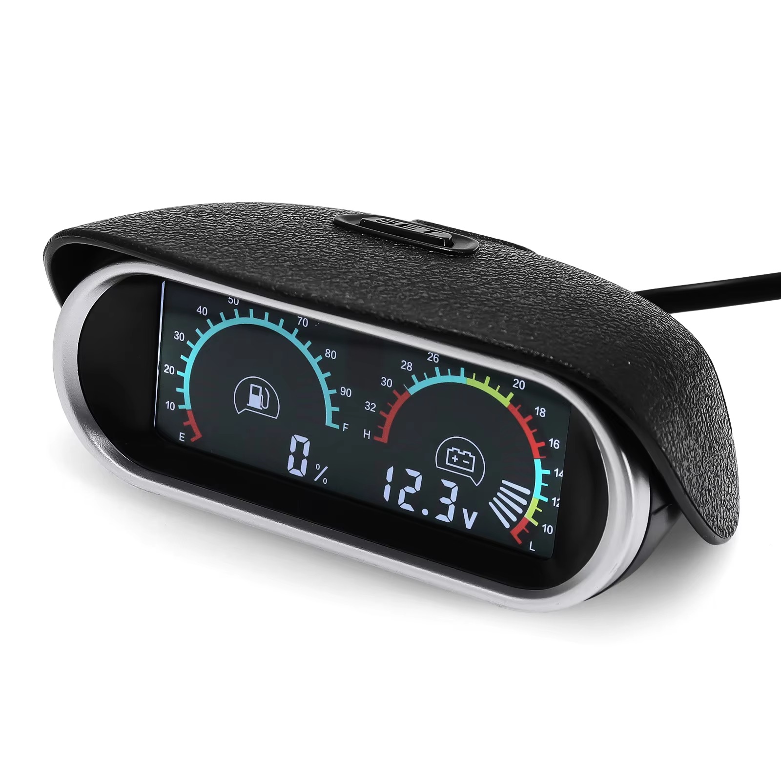 100~600MM Fuel Level Float Sensor+Dual Gauge 0-190 Ohm Fuel Level Gauge ...