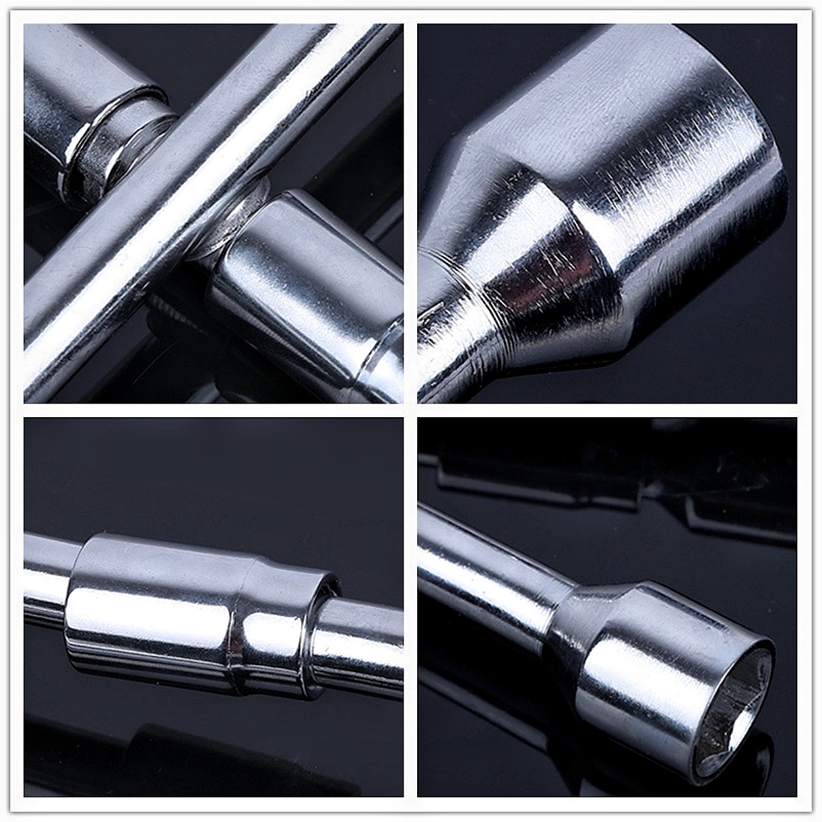 Folding Wrench Car Wheel Repair Tool Automobile Spare Tools Change Nut ...