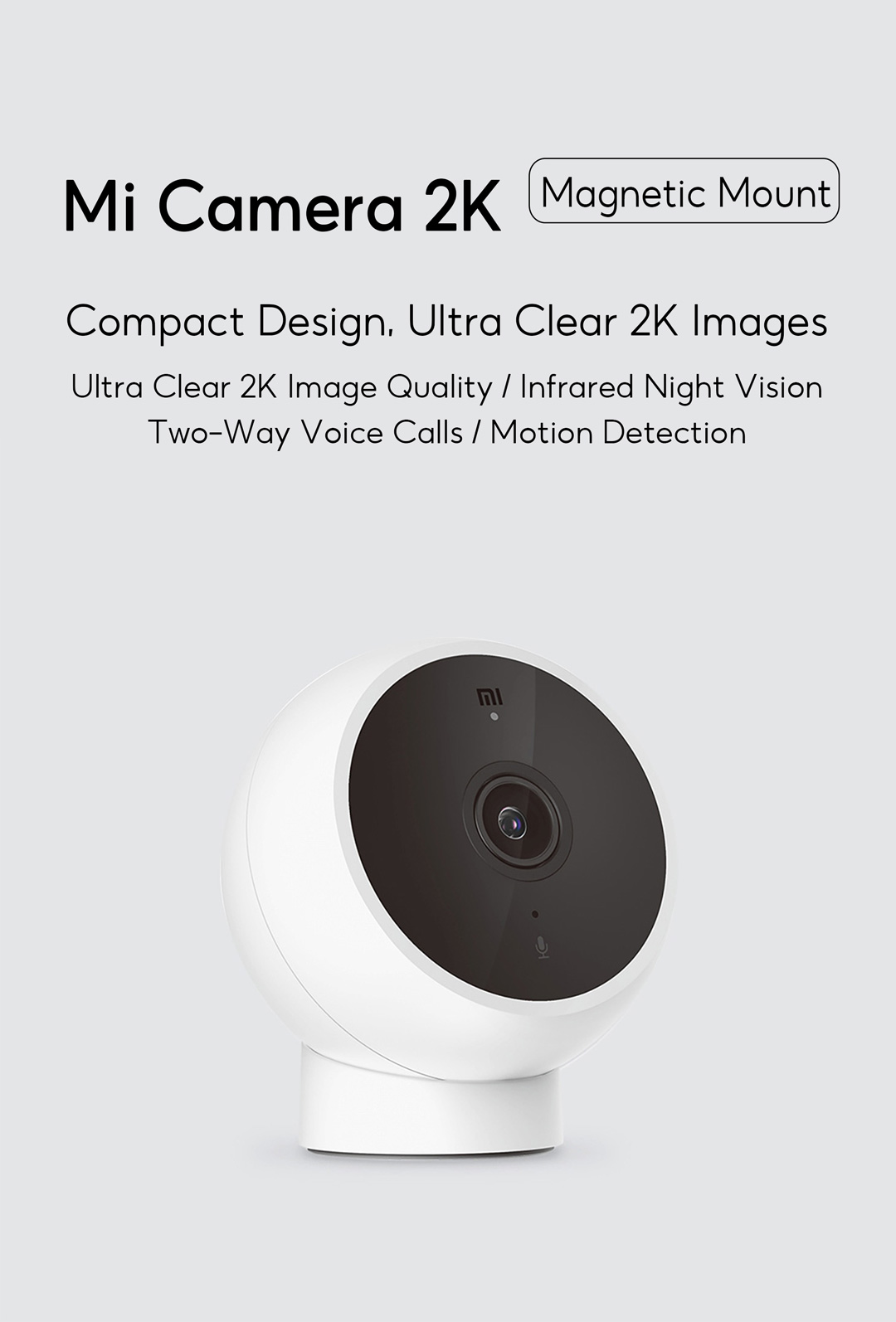 Xiaomi 2K 1296P Wi-Fi Night Vision AI Human Detection Smart IP Camera ...