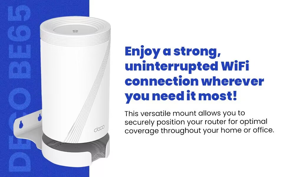 Wall Mount for TP-Link Deco BE63/ BE65/BE10000 Mesh Wi-Fi 7 System ...