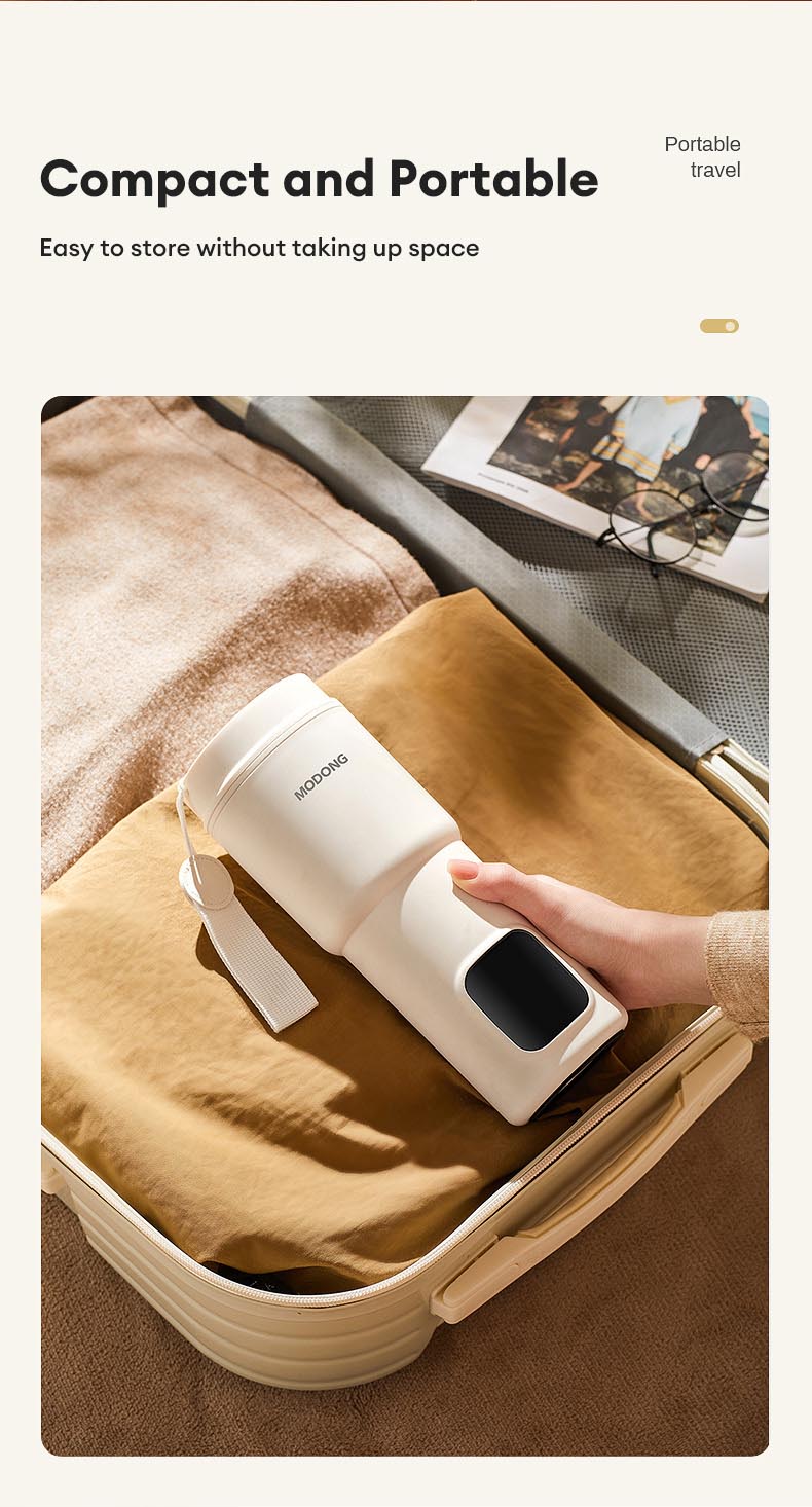MODONG Portable Electric Kettle Travel USB 600ML Hot Water Cup Mini ...