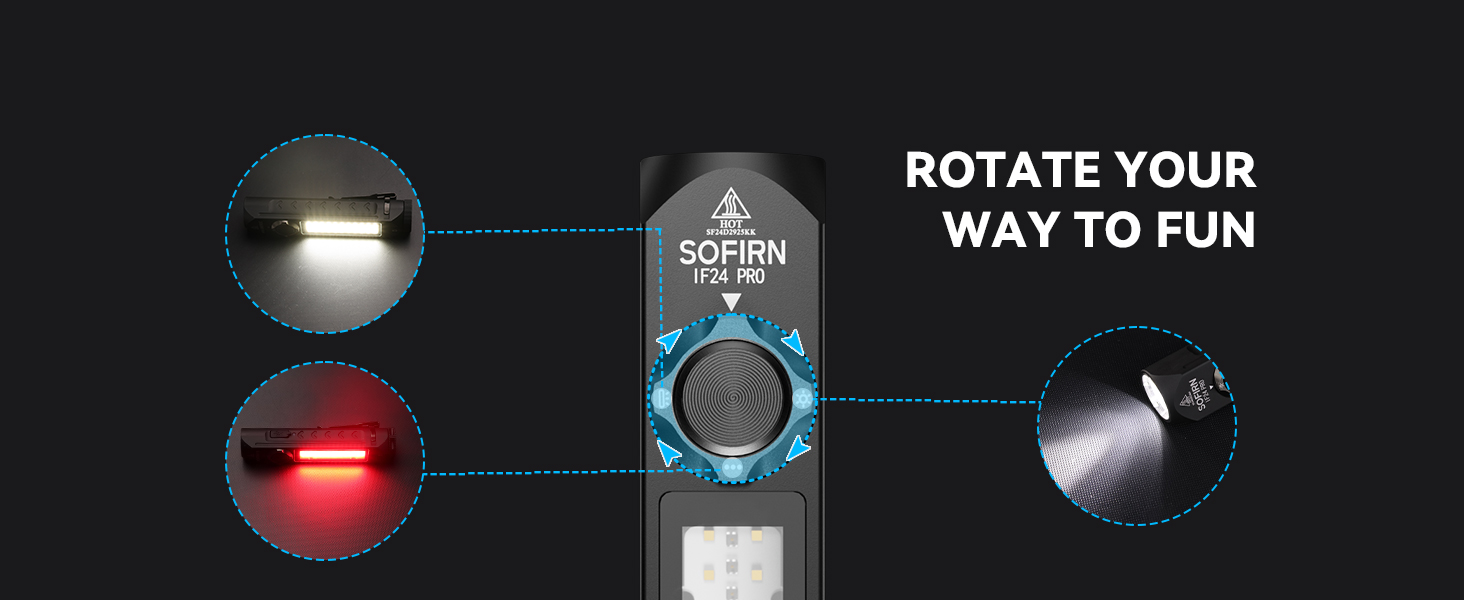 SOFIRN IF24PRO Upgrade Mini 1800lm SFT40 Strong Buck Driver RGB Light ...
