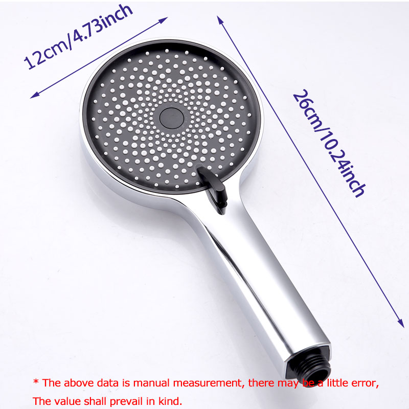 Baokemo 3-function Handheld Shower with Stainless Steel Angle ...