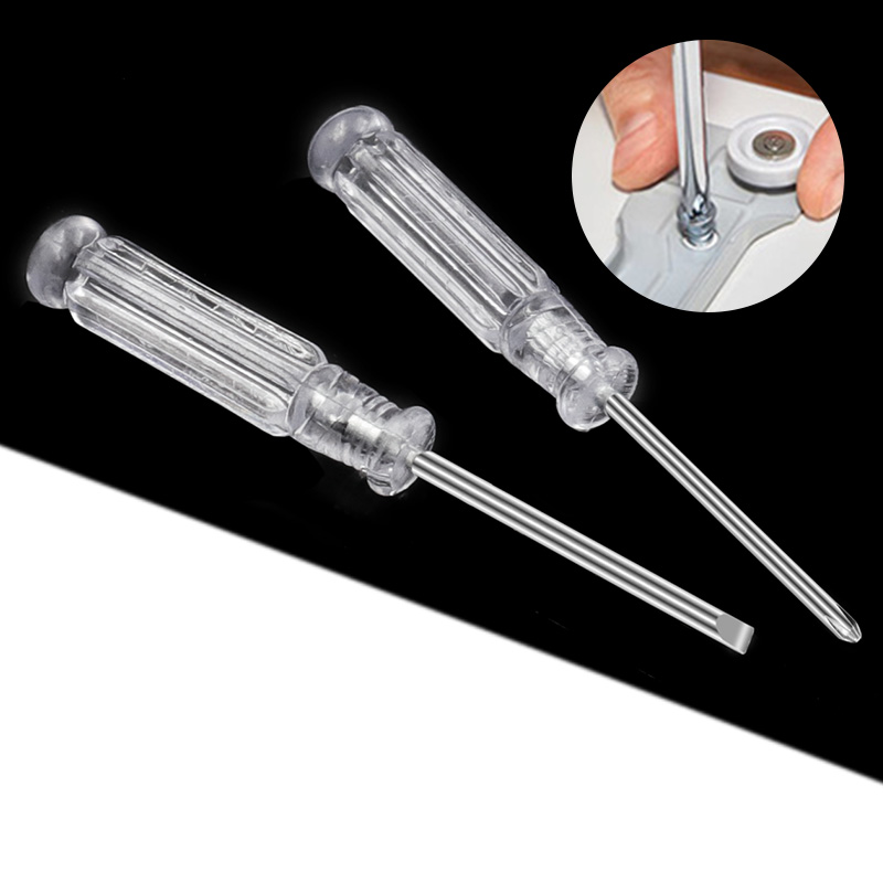 [Local Stock]Transparent crystal handle Phillips screwdriver 3.0 mini ...