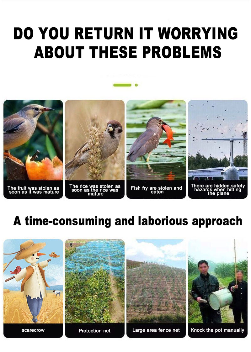 Easily drive away birds！VA Bird repellent Halau burung merpati Pigeon ...