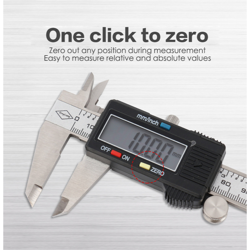 Vernier Caliper 6" (150MM) High Accuracy Resolution 0.01mm Electronic ...