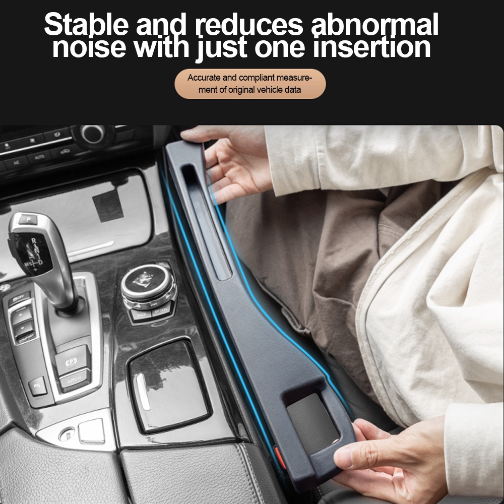 ZLWR Car seat gap filler, seat belt plug, seat side leak-proof gap plug ...