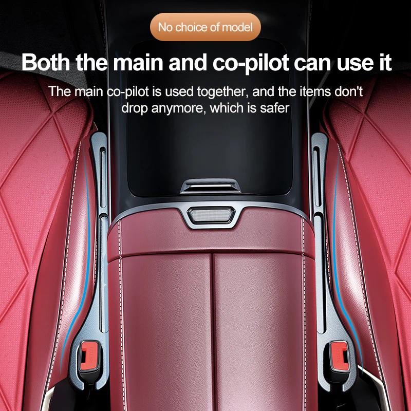 ZLWR Car seat gap filler, seat belt plug, seat side leak-proof gap plug ...